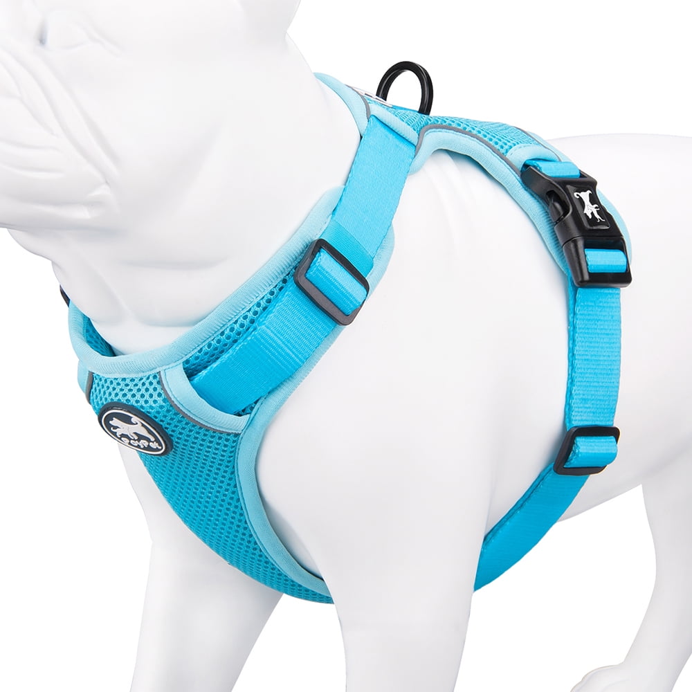PoyPet Reflective Dog Harness, Breathable Mesh, Choke-Free, Adjustable ...