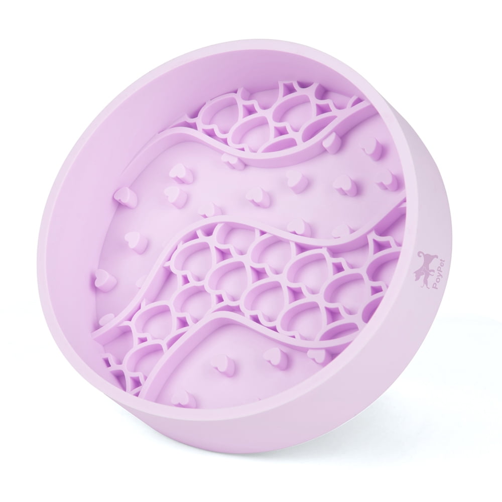 PoyPet Slow Feeder Dog Bowls,Silicone Puzzle Bowl for Slow Eating ...