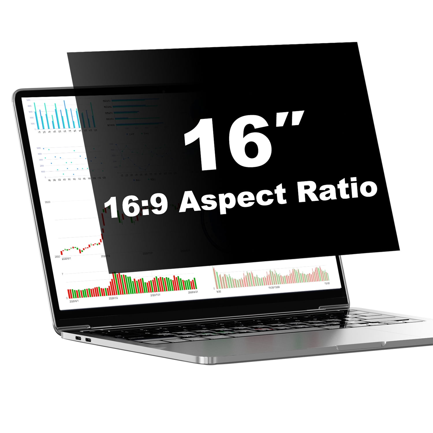 Pozlle 16 Inch Laptop Privacy Screen Shield for 16:9 Widescreen ...