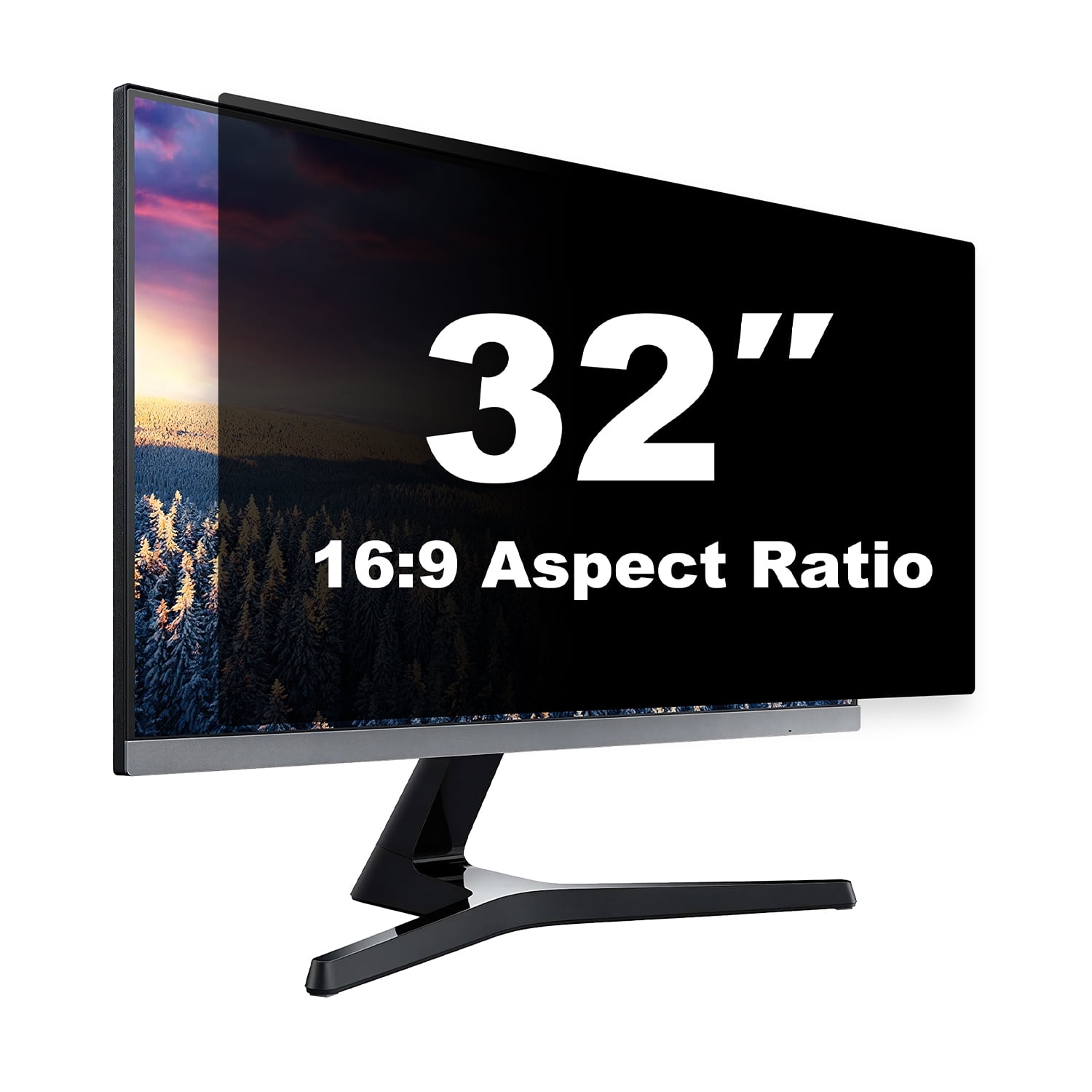 Pozlle 32 Inch Computer Privacy Screen Shield for 16:9 Widescreen ...
