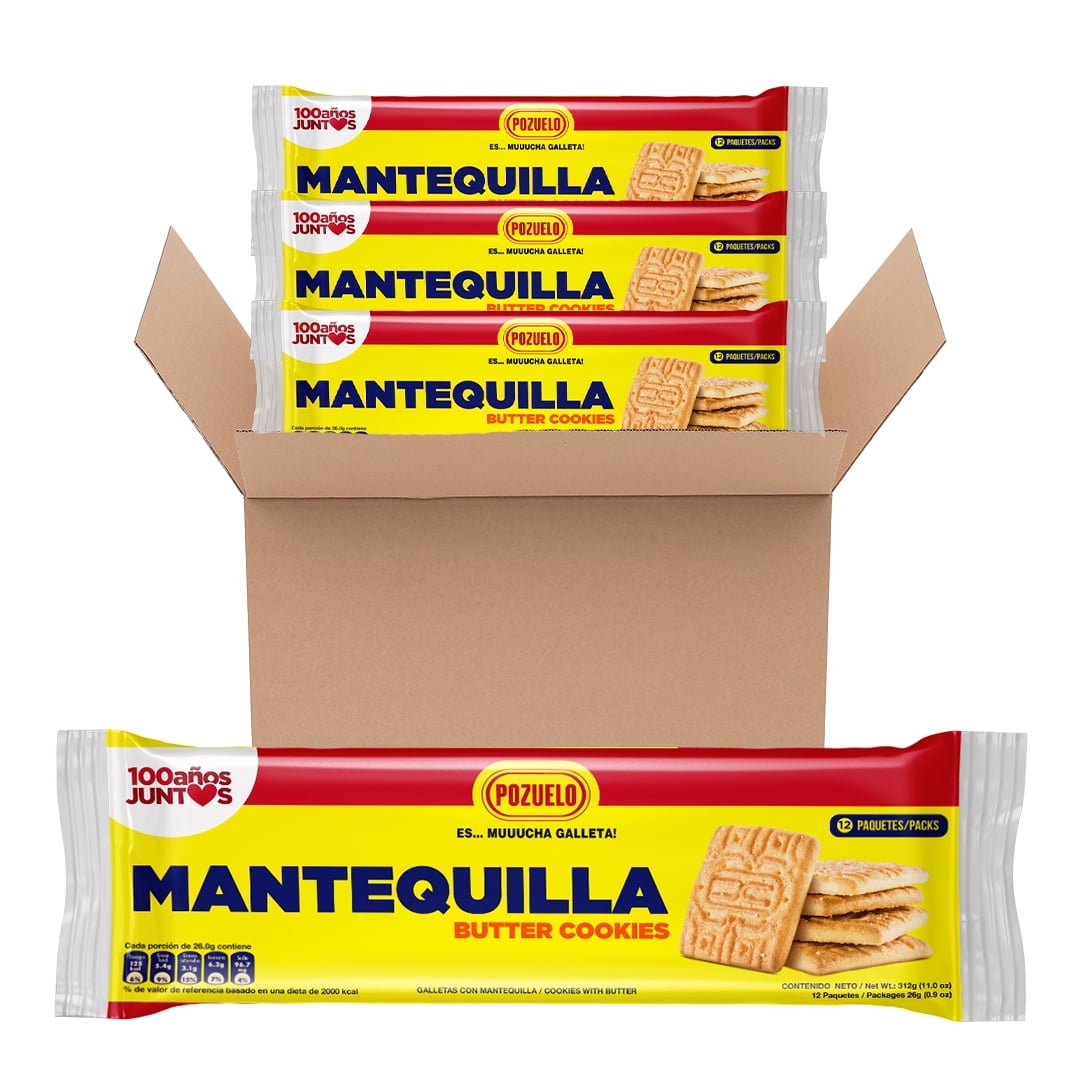 Pozuelo Butter Cookies Bag, 11 oz, Pack of 3 - Walmart.com