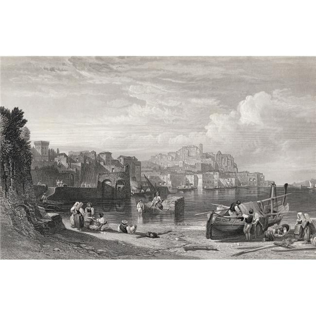 Pozzuoli the Ancient Puteoli Engraved by W. Richardson After W. L ...