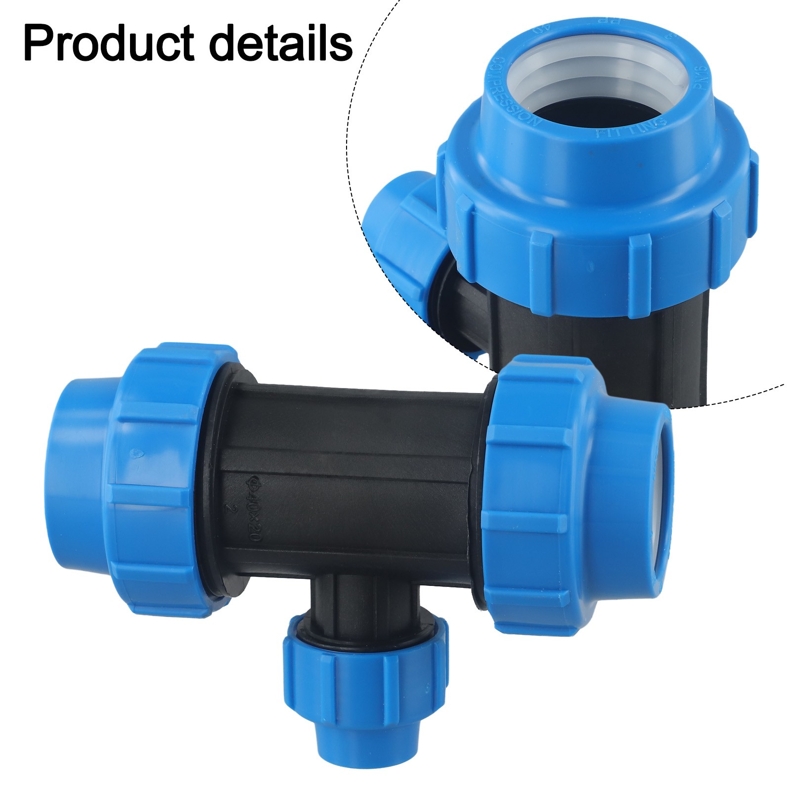 Pp Fitting Screw Joint Pe Pipe Drinking Water Clamp Connector 90 ...