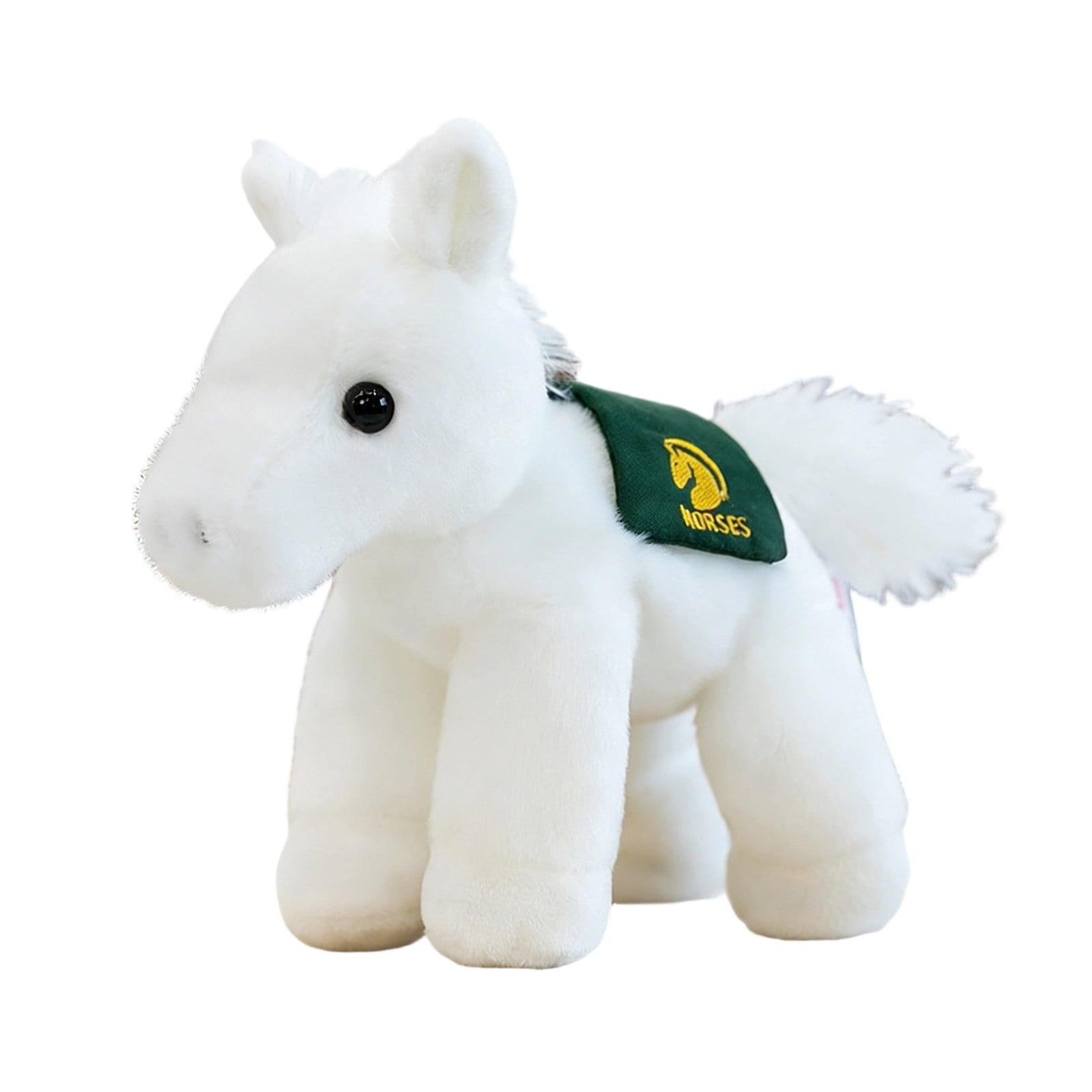 PpgejGEK Cute Plush Simulation Foal Pinch Toy Ornament with Beads ...