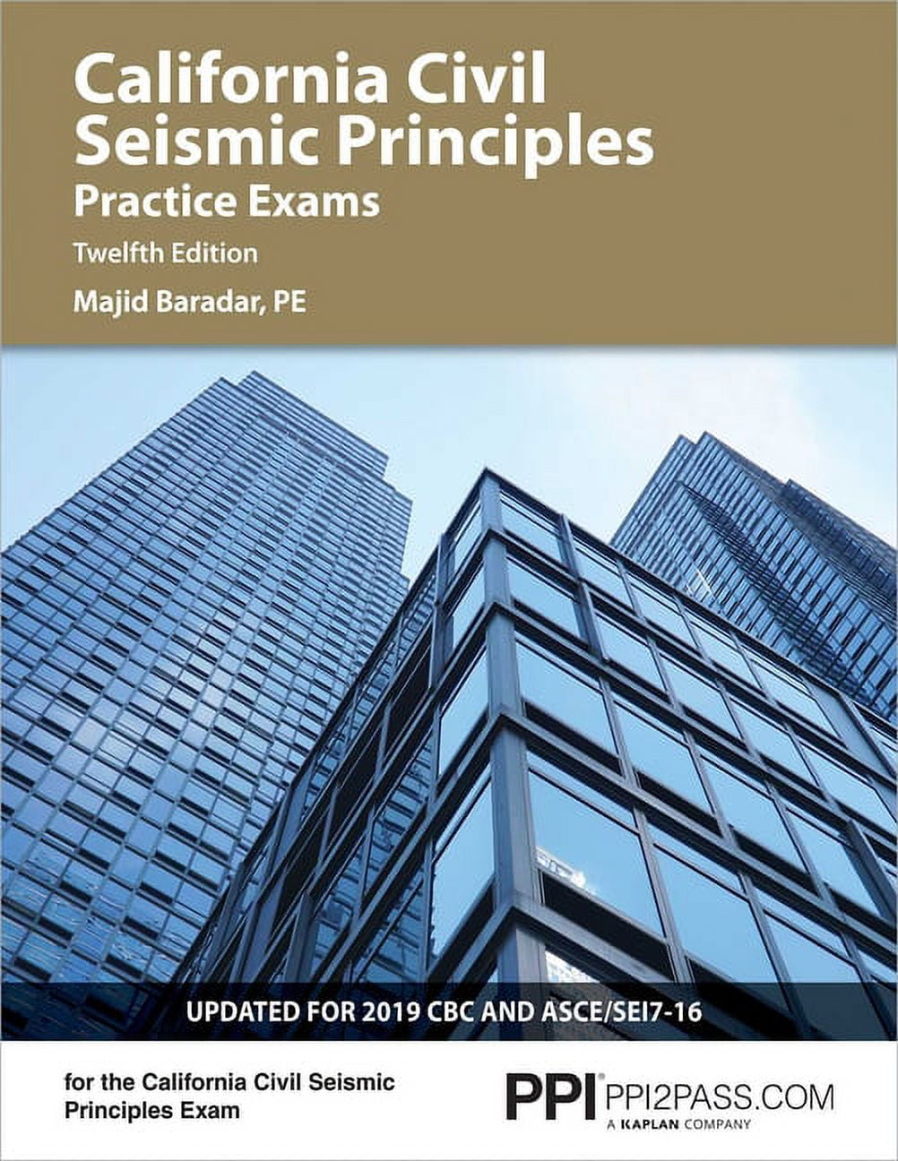 Ppi California Civil Seismic Principles Practice Exams, 12th Edition ...