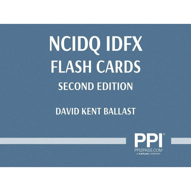Ppi Ncidq Idfx Flash Cards (Cards), 2nd Edition - More Than 200 Flashcards for the Ncidq ...