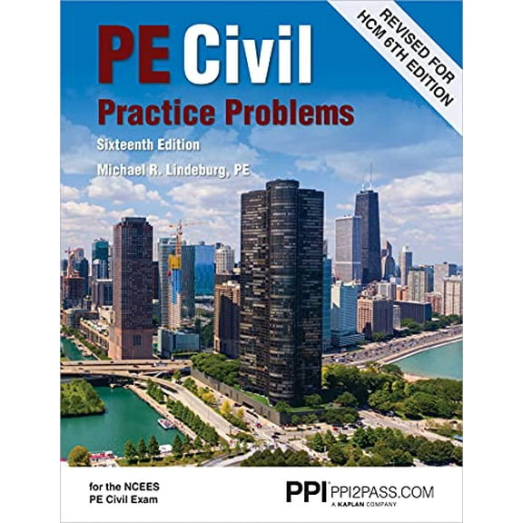 PPI Six-Minute Solutions for Civil PE Exam: Construction Depth Problems ...