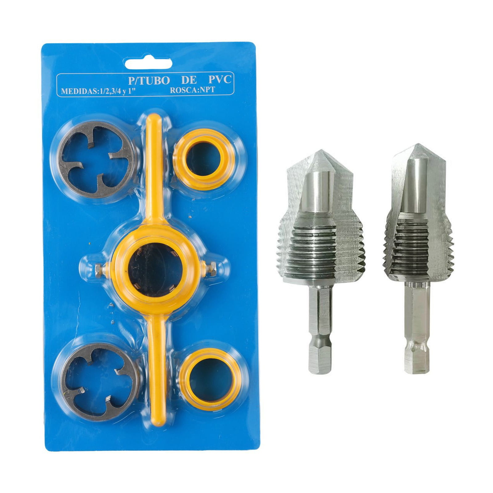 Ppr Drill Bit with Pvc Pipe Threader 1/2In 3/4In 1Inch Dies Pipe ...