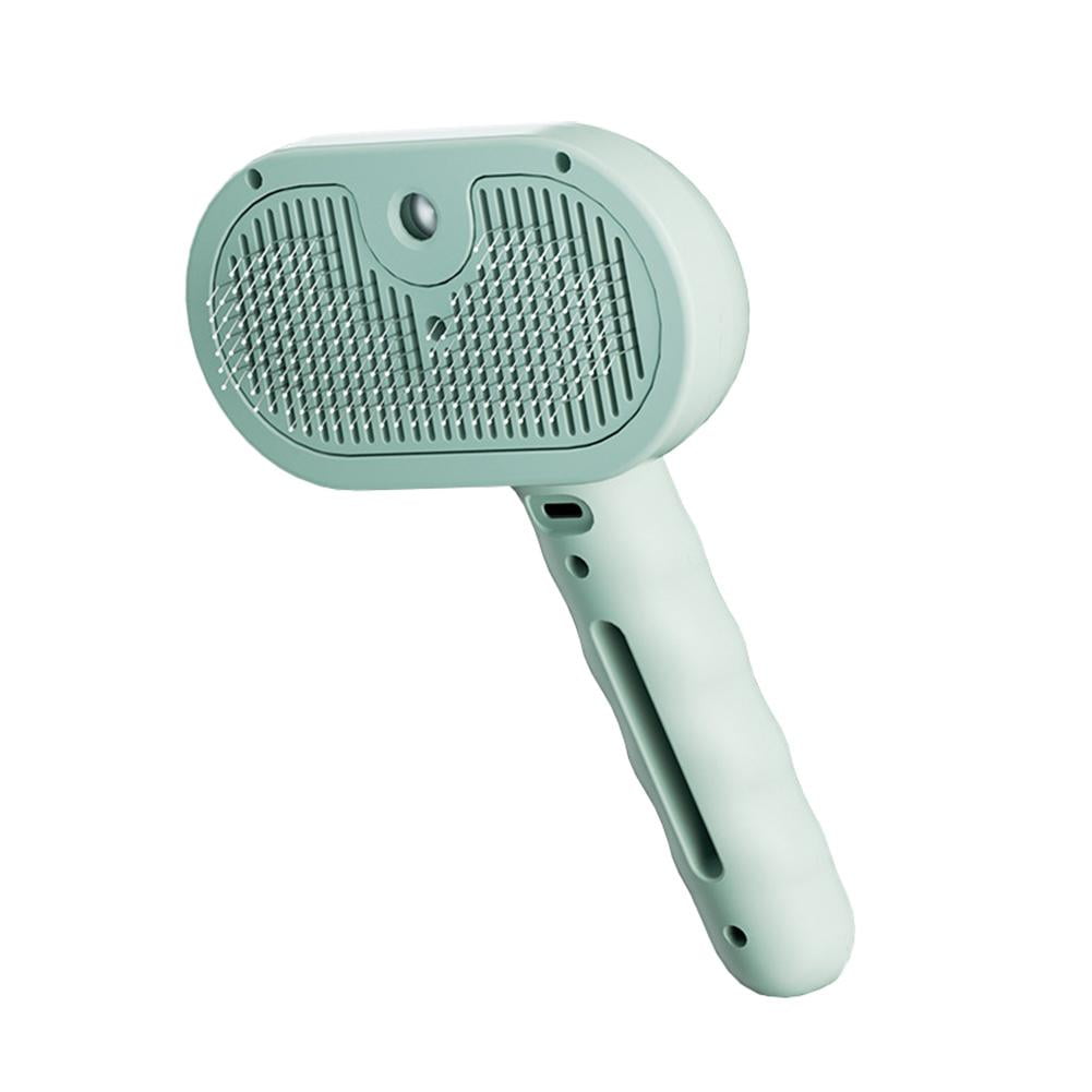 Pr Pet Steam Massage Comb - ABS+Stainless Steel, 20x11.5x7cm, White ...