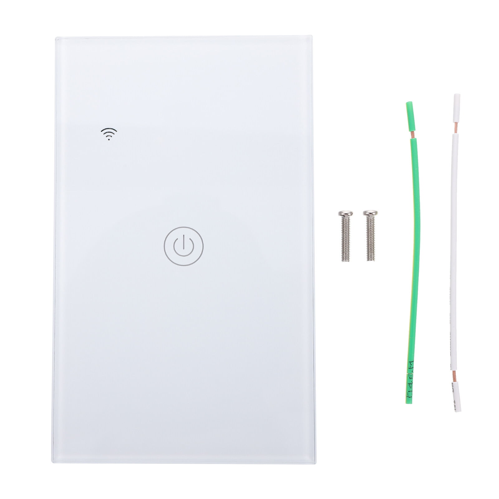 Practical 1 Gang Smart WiFi Switch Wall Light Control Touch Screen ...