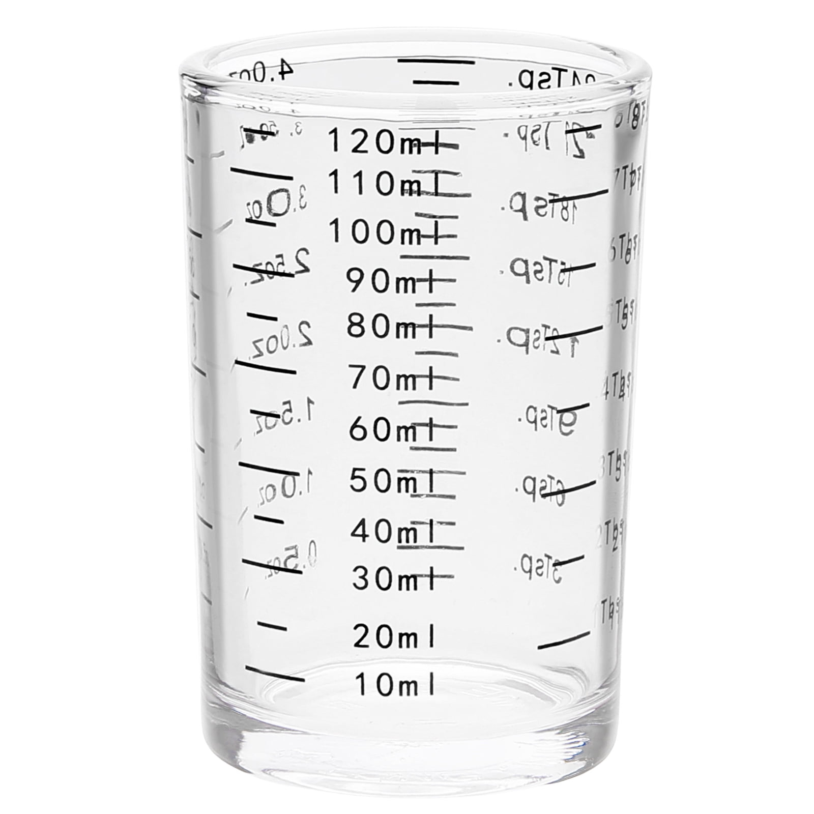 Practical 120ml Measuring Glass Practical Cocktails Mixing Glass Jigger ...