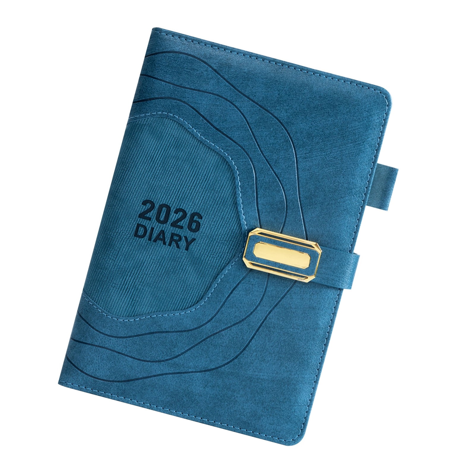 Practical 2026 Daily Planner and Notebook with PU Leather Cover and Dot ...
