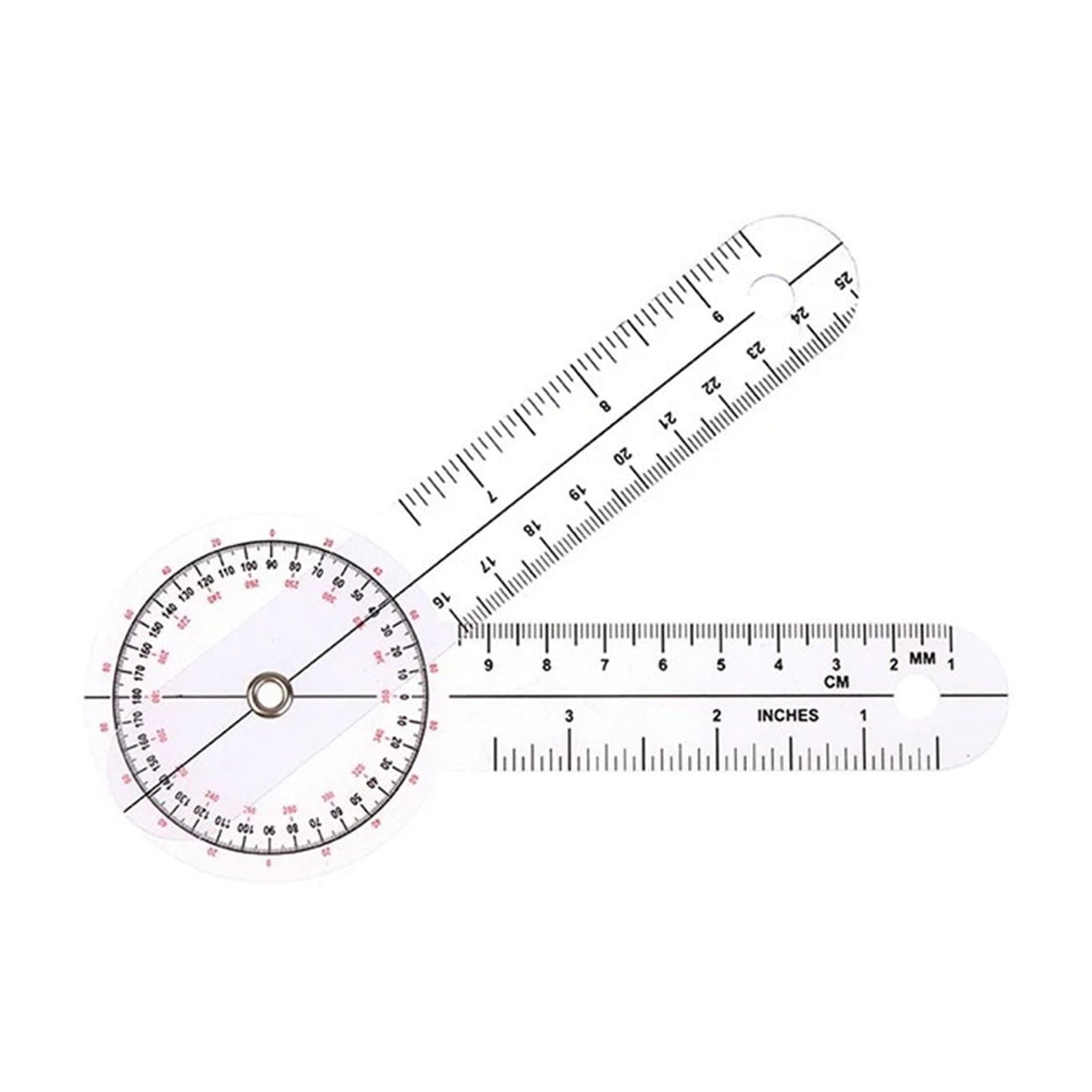 Practical 360 Degree Goniometer Angle Medical Spinal Angle Ruler Angle ...