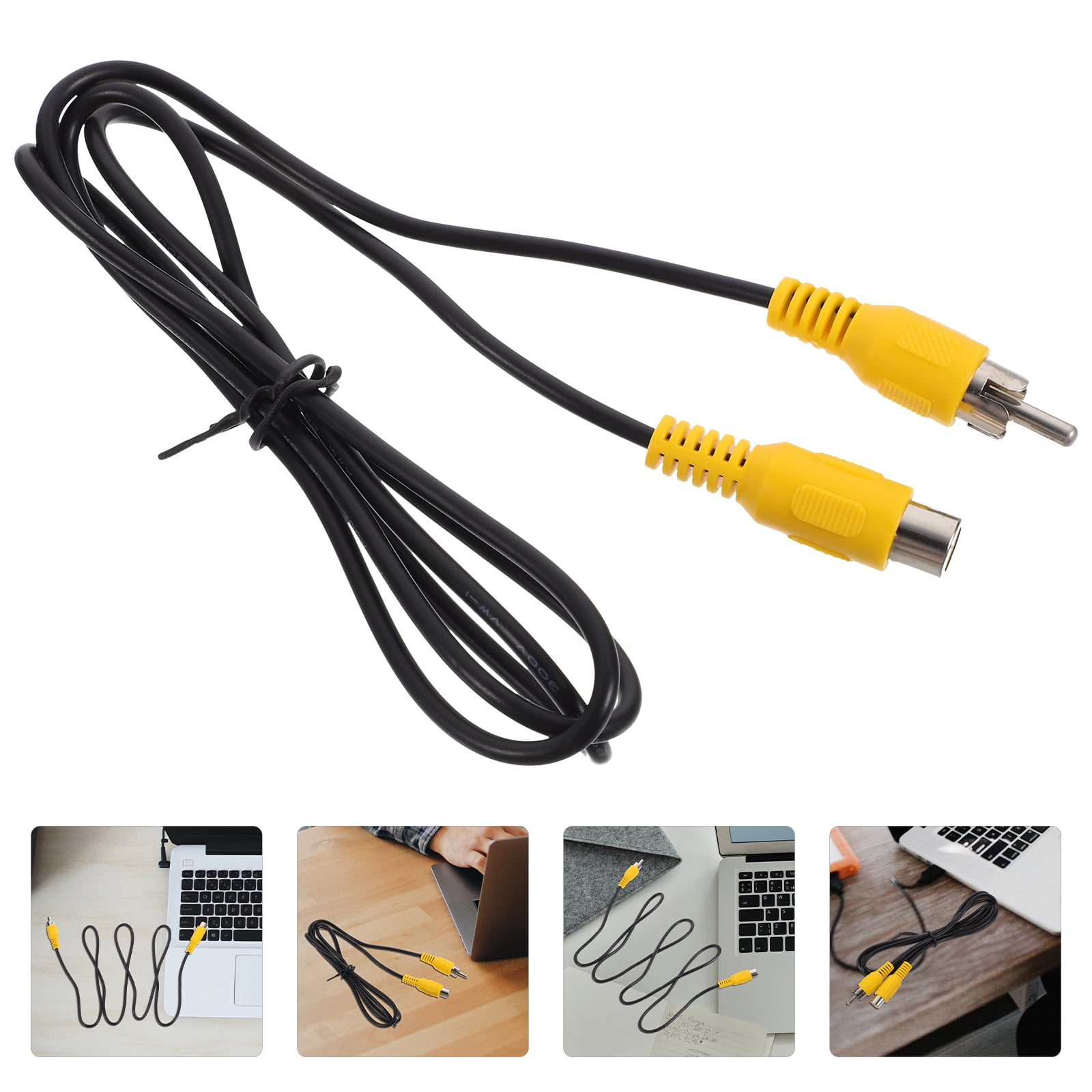 Practical Audio Extension Cable RCA Male to RCA Female Audio Cable ...
