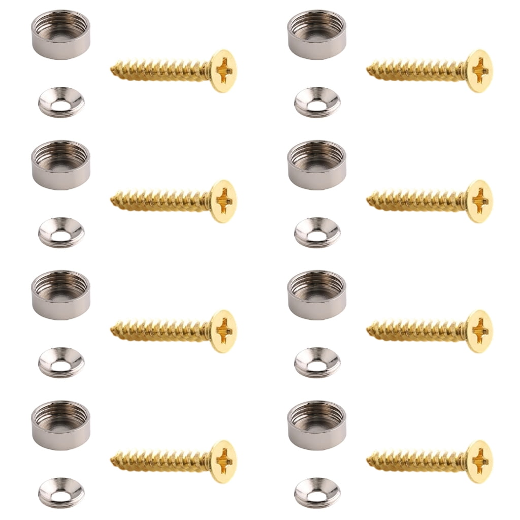 Practical Brass Mirror Screw Fasteners With Decorative Domes Caps ...