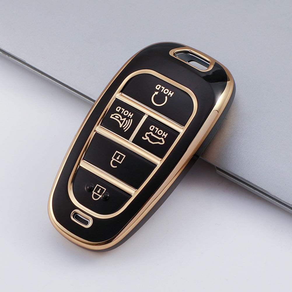 Practical Car Key Case For Hyundai Tucson TPU 5 Buttons High-quality ...
