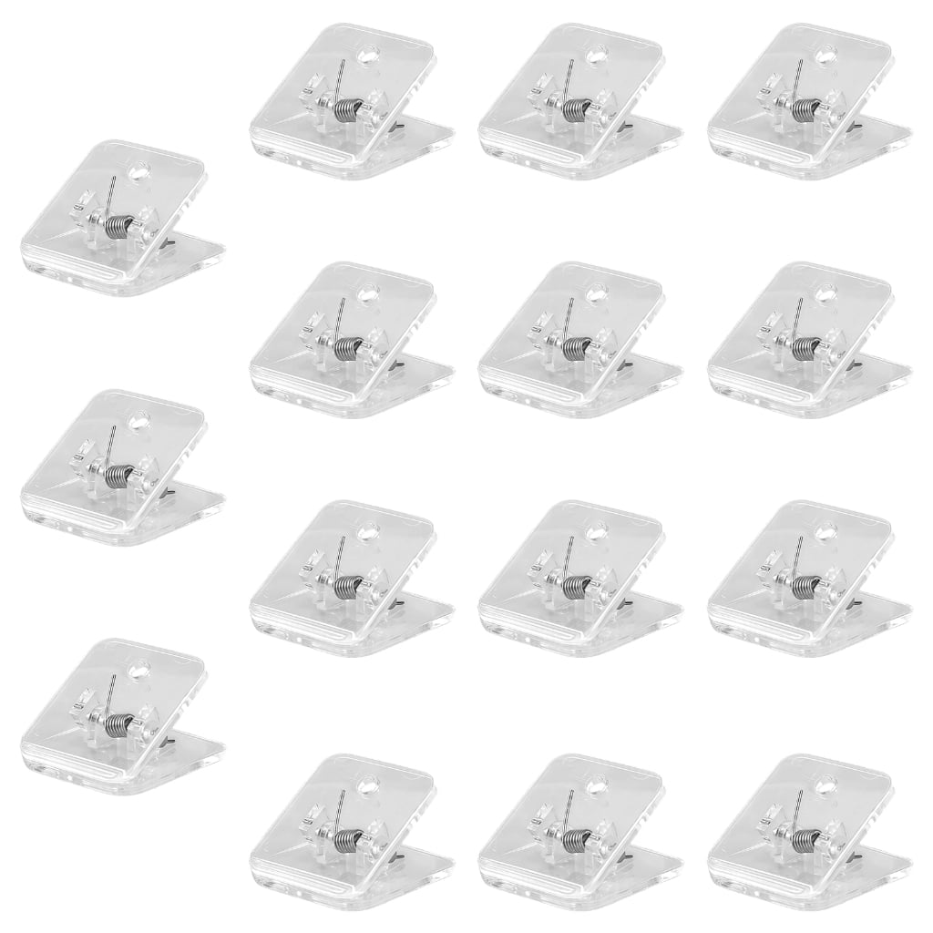 Practical Clear Square Clips Heavy Type Office Supplies Acrylic Texture ...