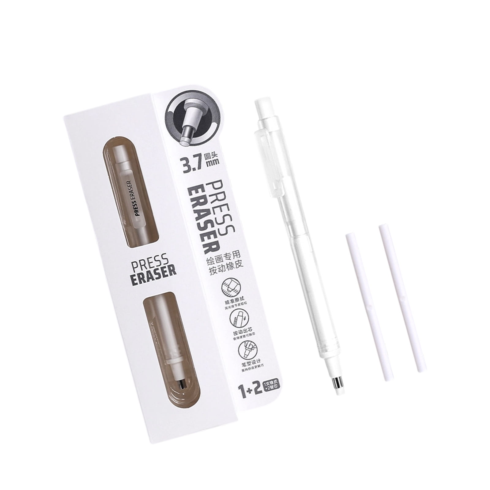 Practical Clicks Styles Eraser Pen Plastic Construction Precisions Tip ...