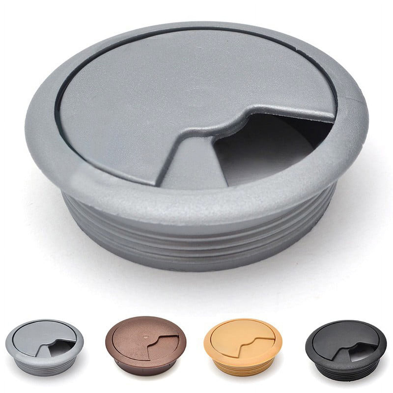 Practical Desk Grommet Flap Hole Management Office Organizer Outlet Port (Black 60mm) - Walmart.com