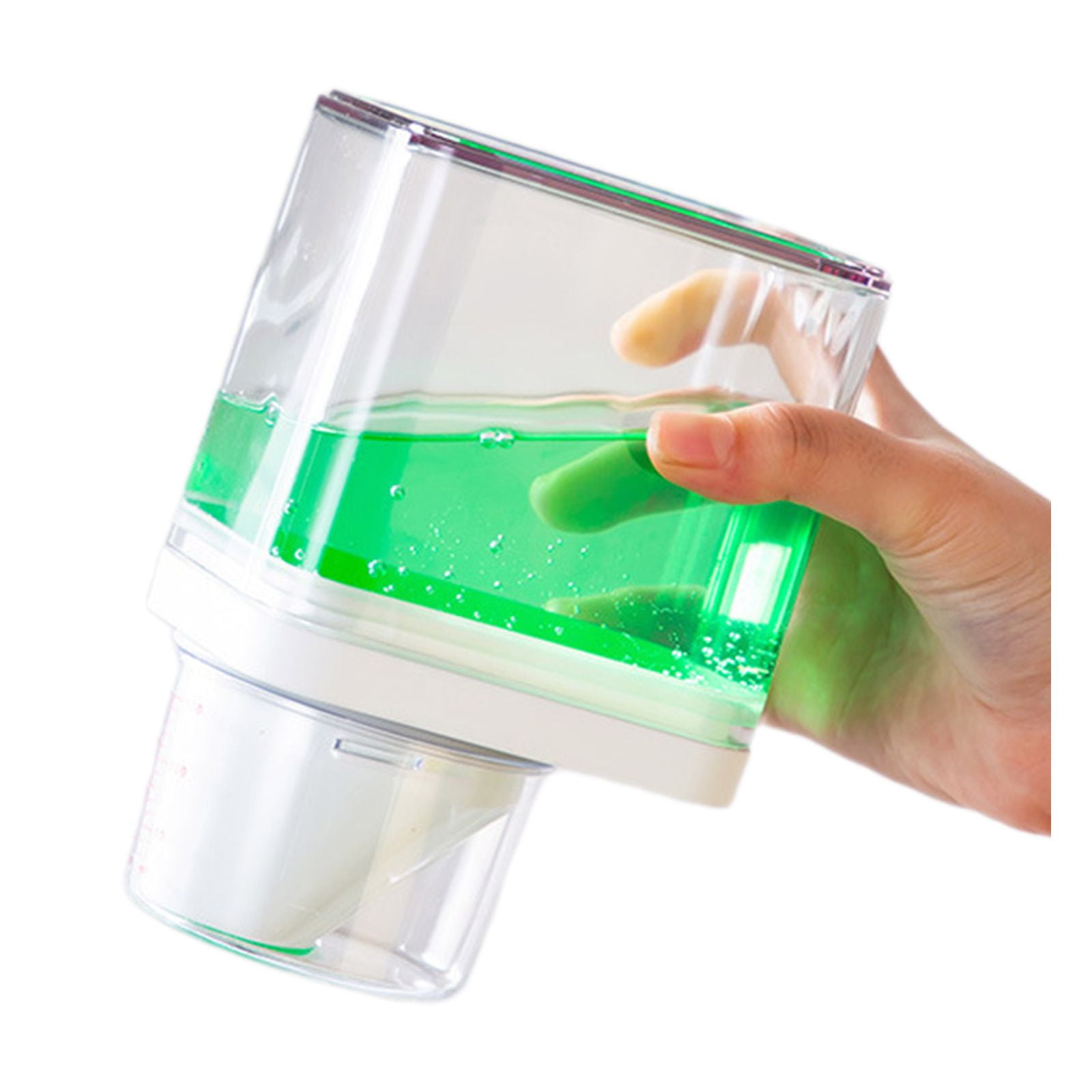 Practical Detergent Box for Powder and Liquid Refillable Laundry ...