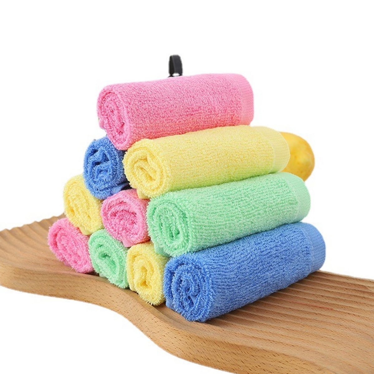 100% Natural Fabric Washcloths For Outdoor Sports Running Travel, Non ...