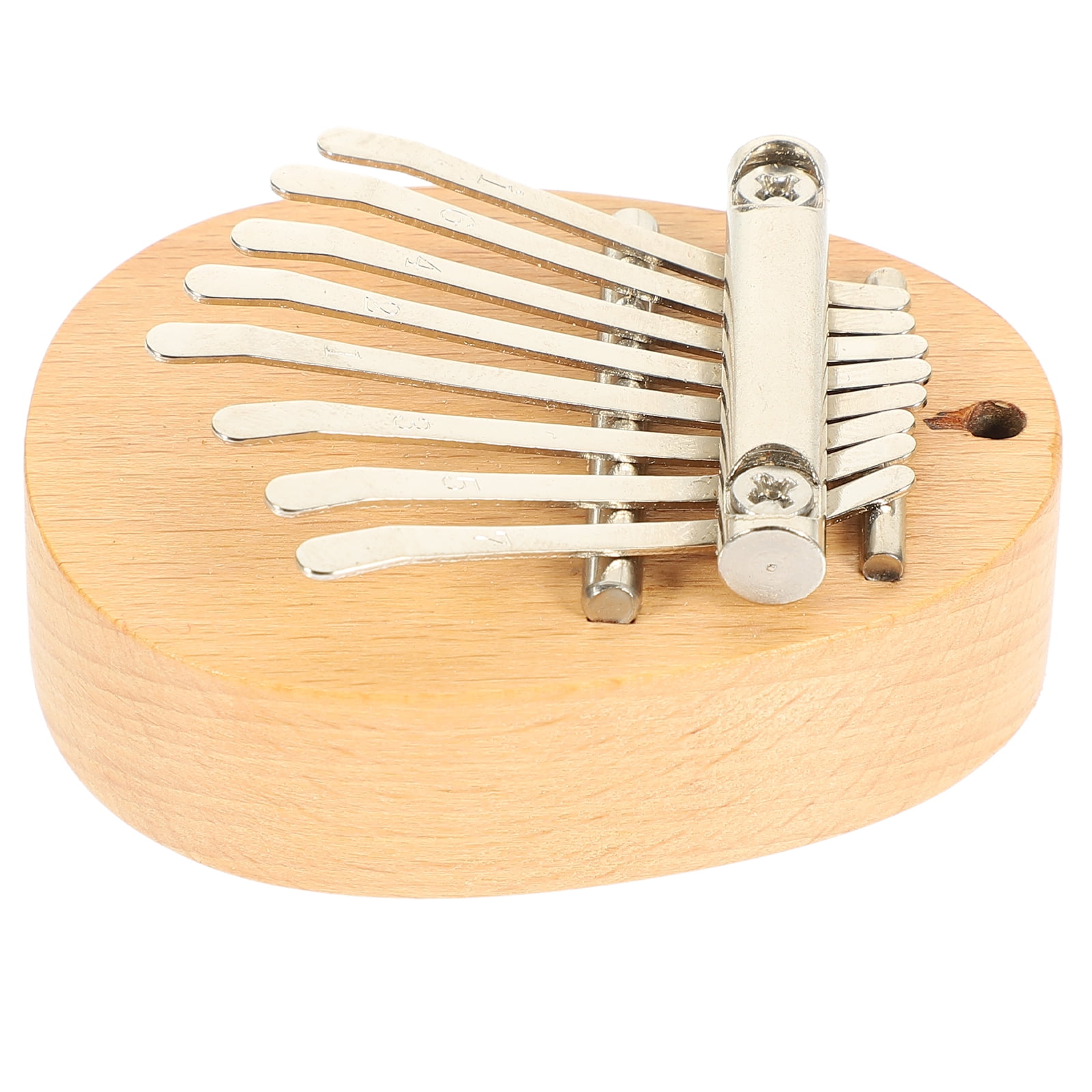 Practical Eight Tone Wooden Kalimba Miniature Thumb Fingertip Finger ...