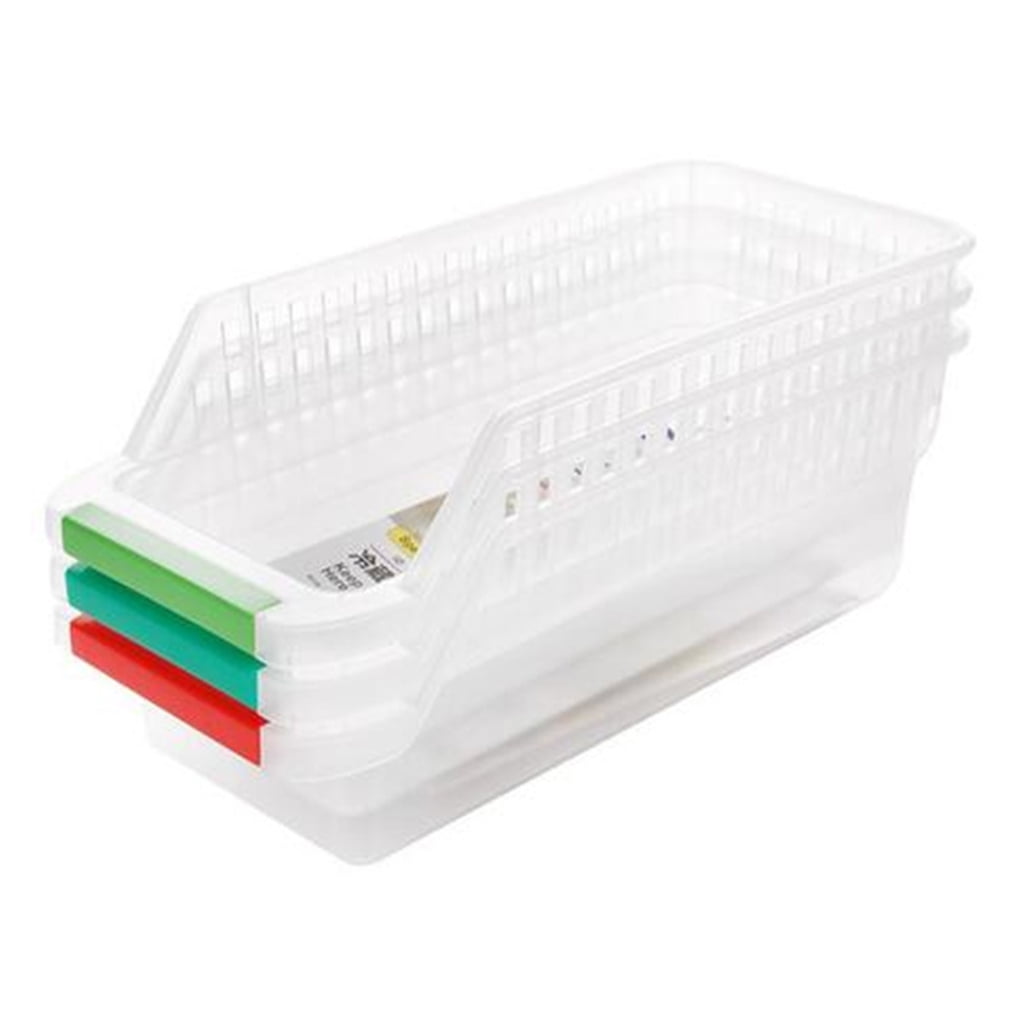 Practical Fridge Drawer Organizer Keeper Drawers Bins Baskets BPA Free ...
