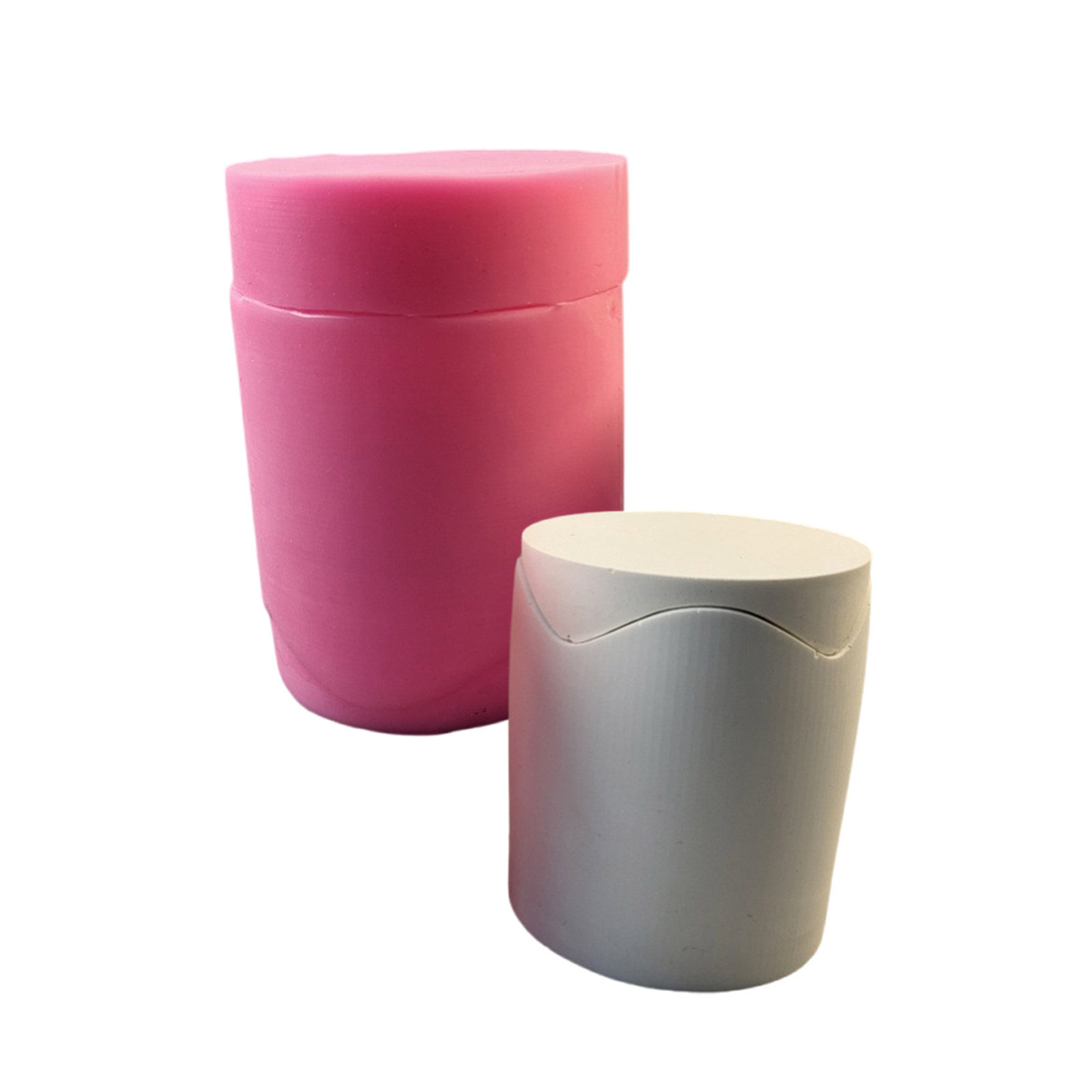 Practical Holder Silicone Mold Set for Geometric Jars Sturdy and Easy ...