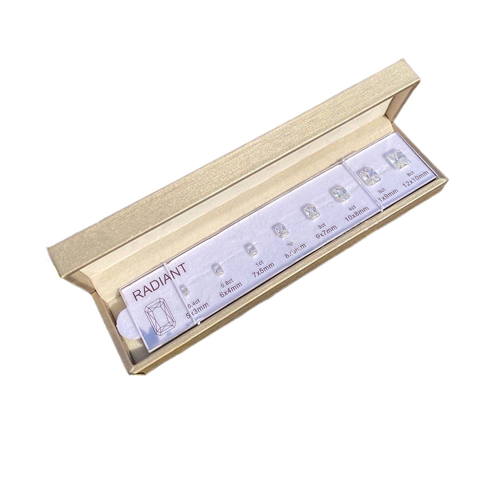 Practical Jewelry Display Chart for Rings Sizes and Gemstones with ...