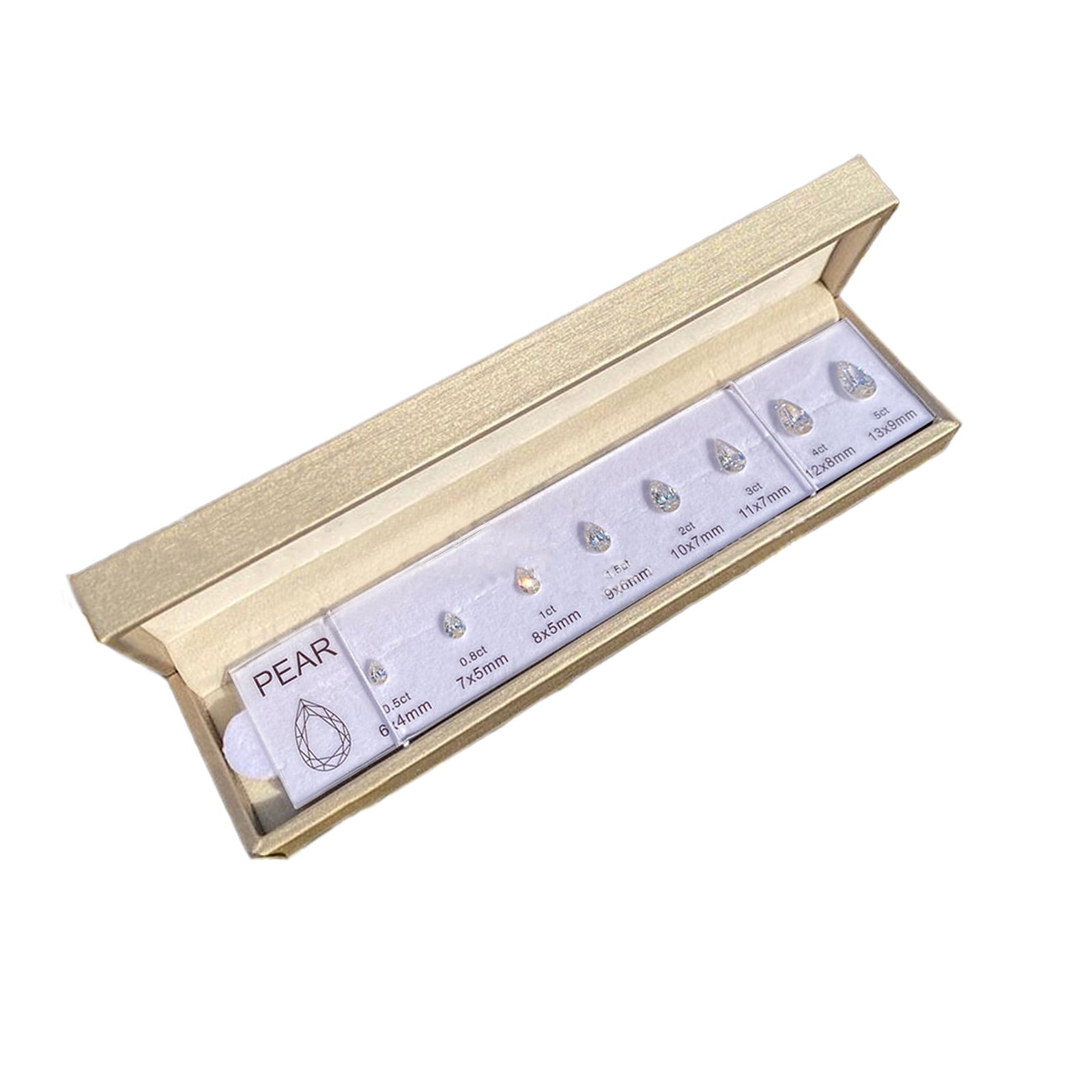 Practical Jewelry Display Chart for Rings Sizes and Gemstones with ...