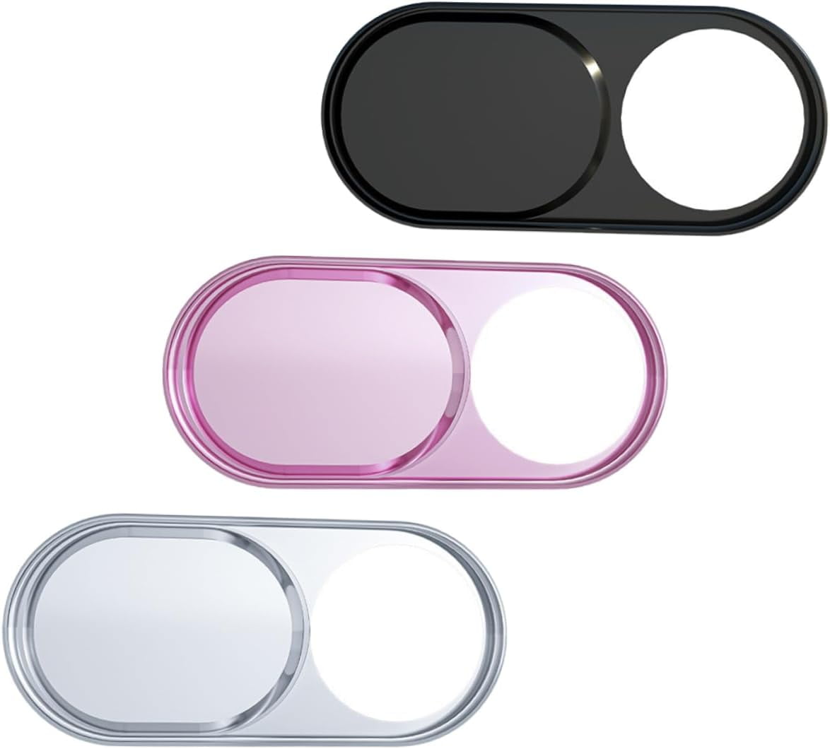 Practical Laptop Cover 3pcs Metal Webcam Lens Cover for Privacy Slider ...