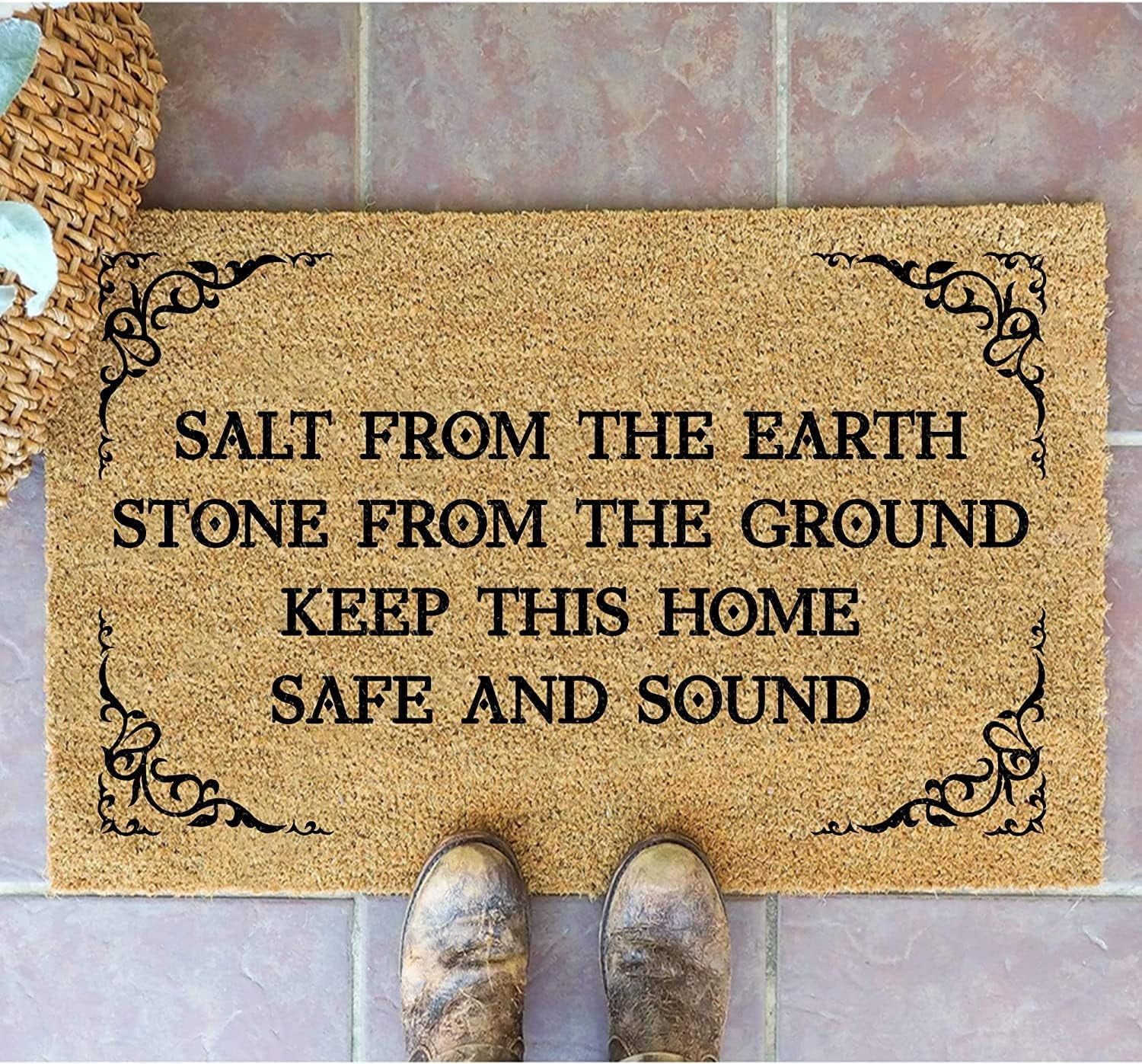 Practical Magic Door mat, Salt from The Earth, Stone from The Ground ...