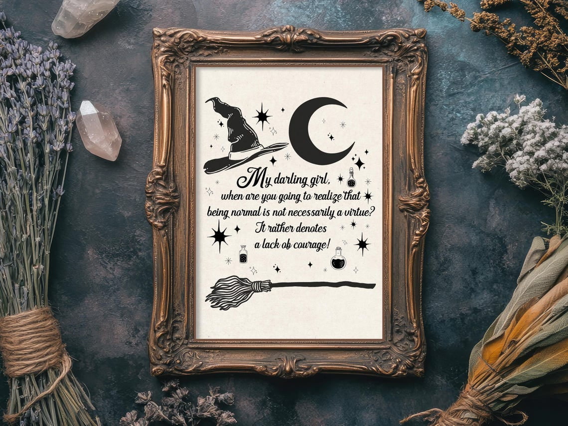 Practical Magic Inspired Art Print Owens Sisters Apothecary Witchy Wall ...