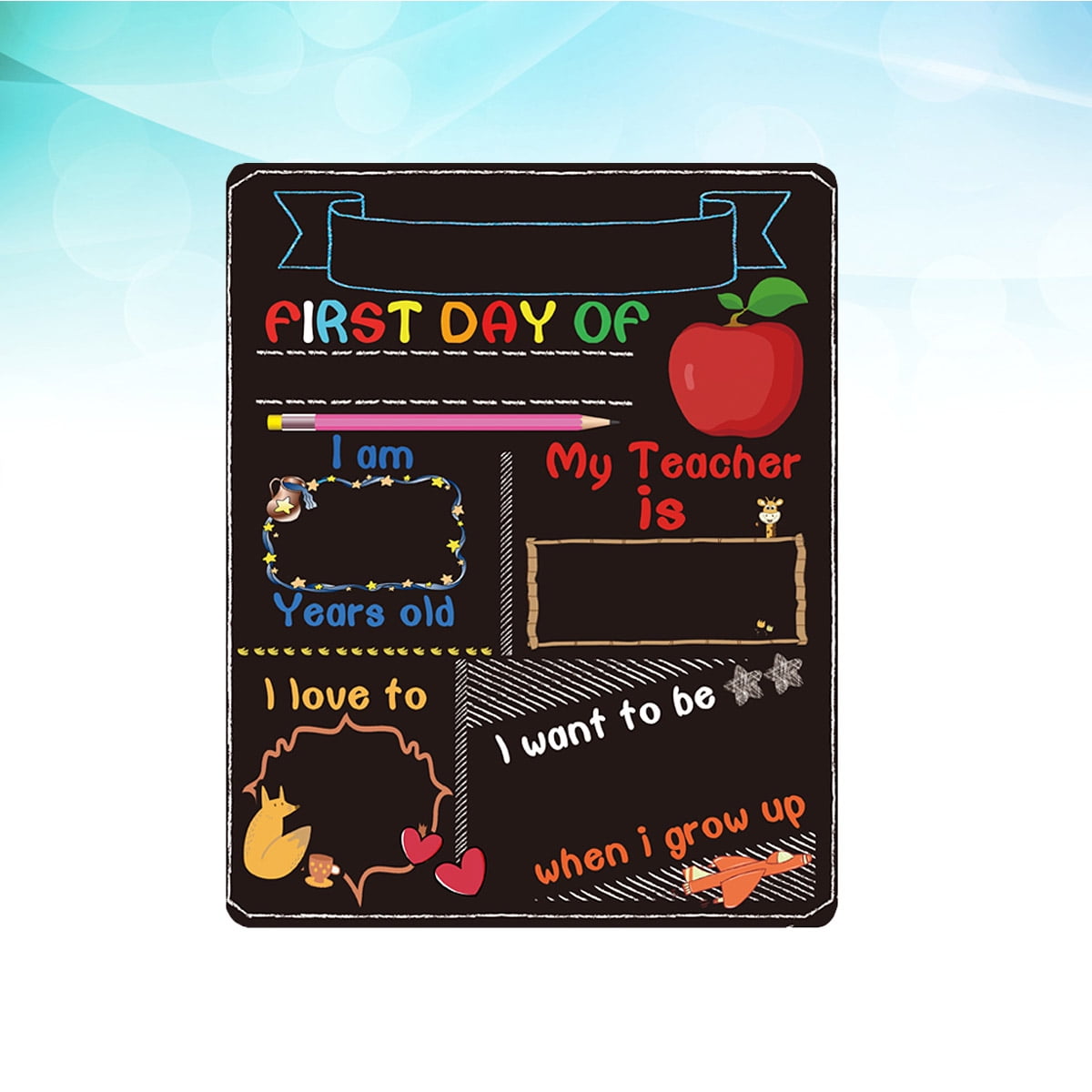 Practical Message Board Student Education Tool Office Decor Black Board ...