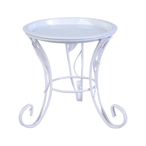 Practical Metal Flower Rack Small Plant Display Shelf Metal Flowerpot ...