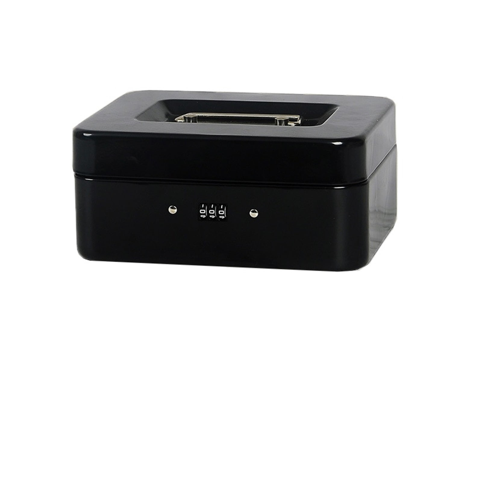 Practical Mini Petty Cash Money Box Stainless Steel Security Lock ...