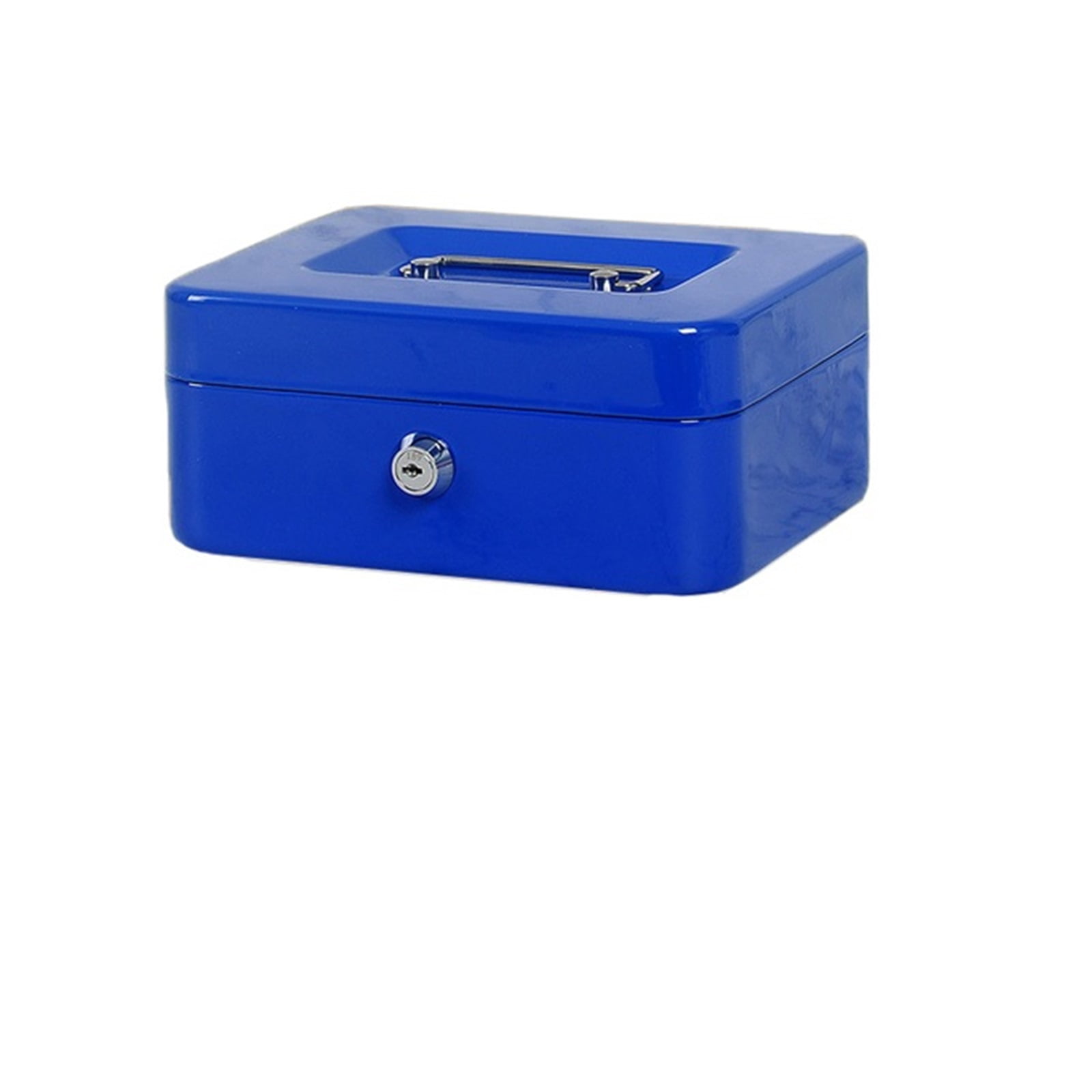 Practical Mini Petty Cash Money Box Stainless Steel Security Lock ...