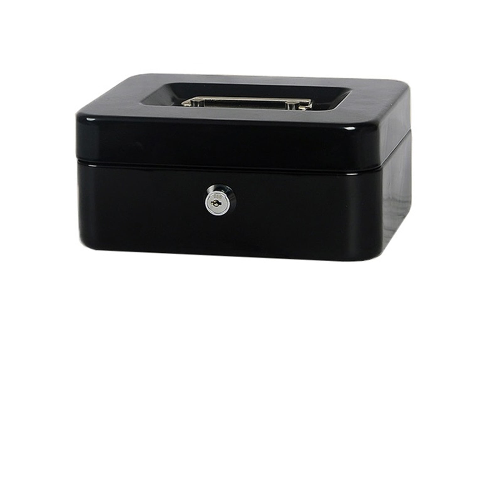 Practical Mini Petty Cash Money Box Stainless Steel Security Lock ...