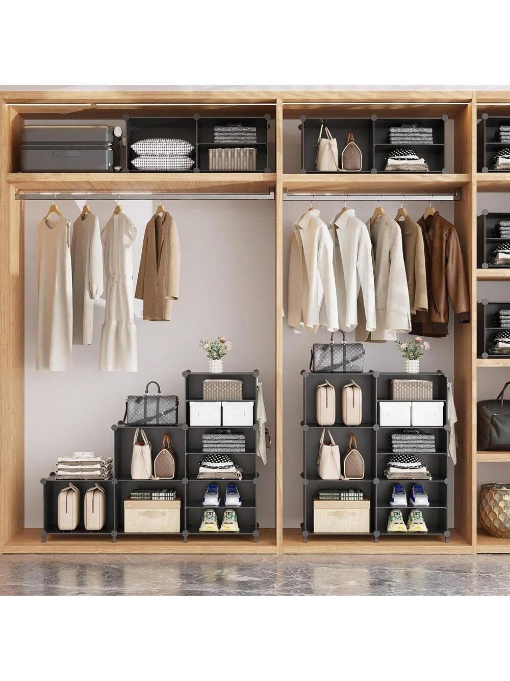 Practical, Minimalistic,Closet Organizer 6 Cube Storage Shelves ...