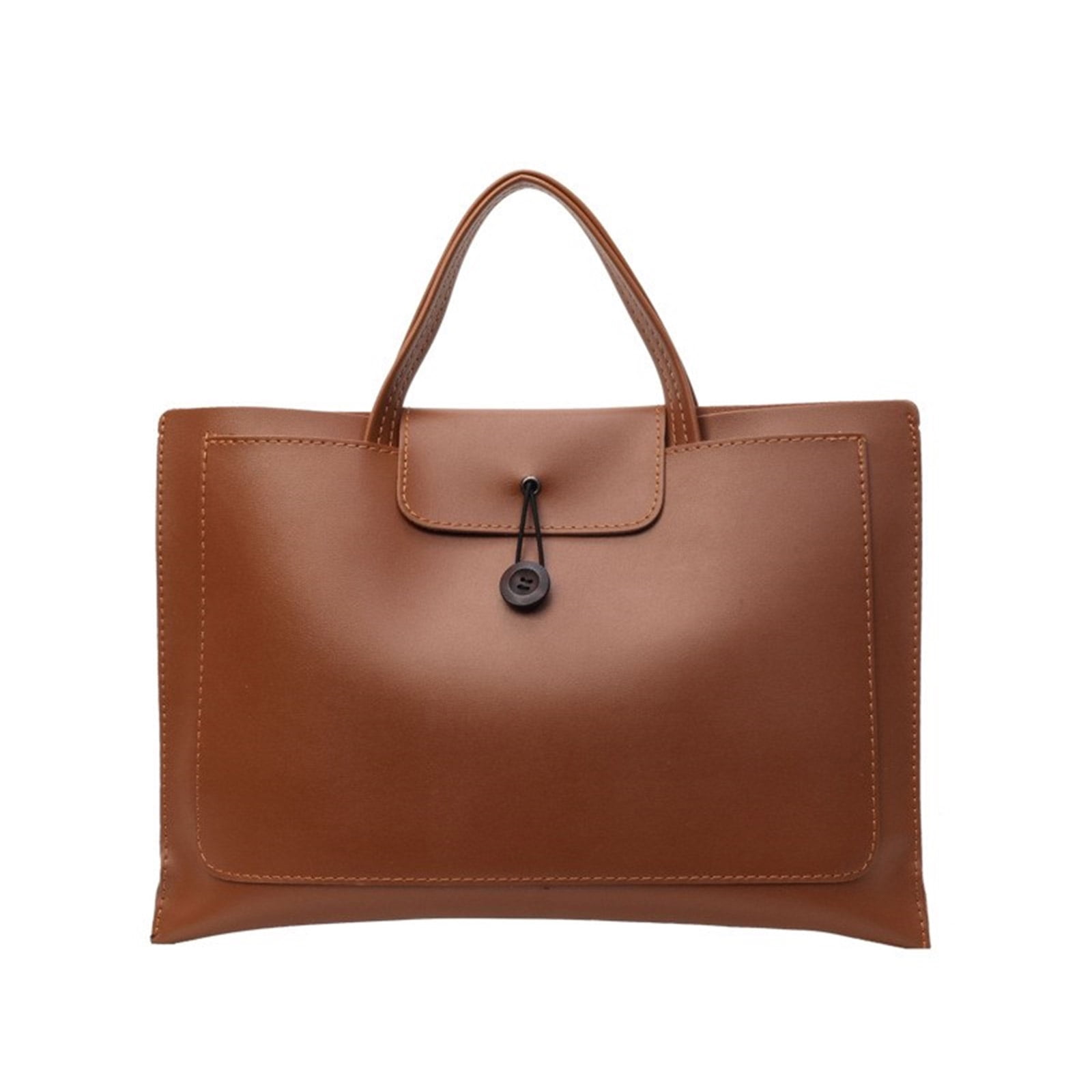 Practical PU Computer Bag Laptop Bag PC Carrying Case Large Capacity ...