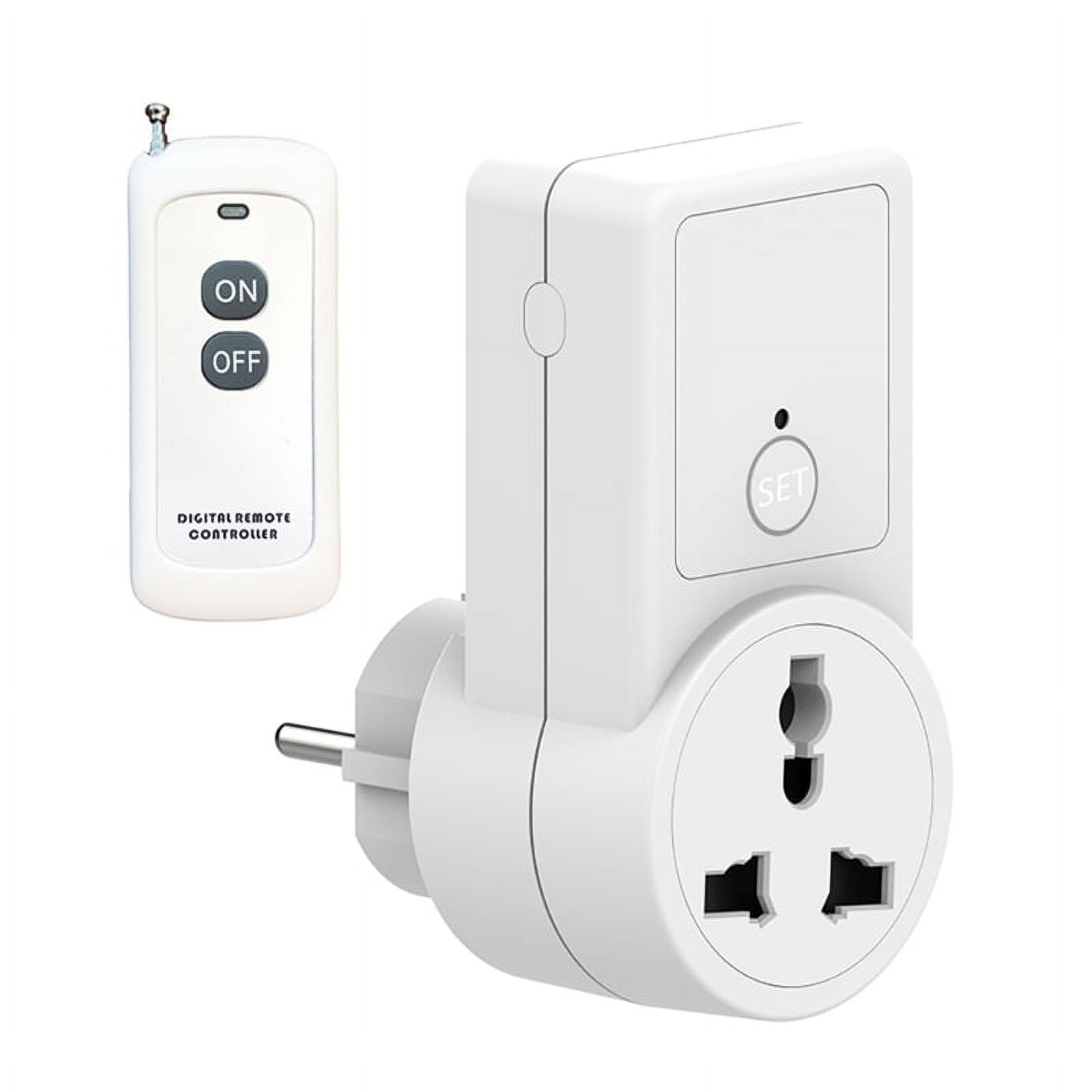 Practical Power Socket Outlet Switch Socket Remote Control EU Plug ...