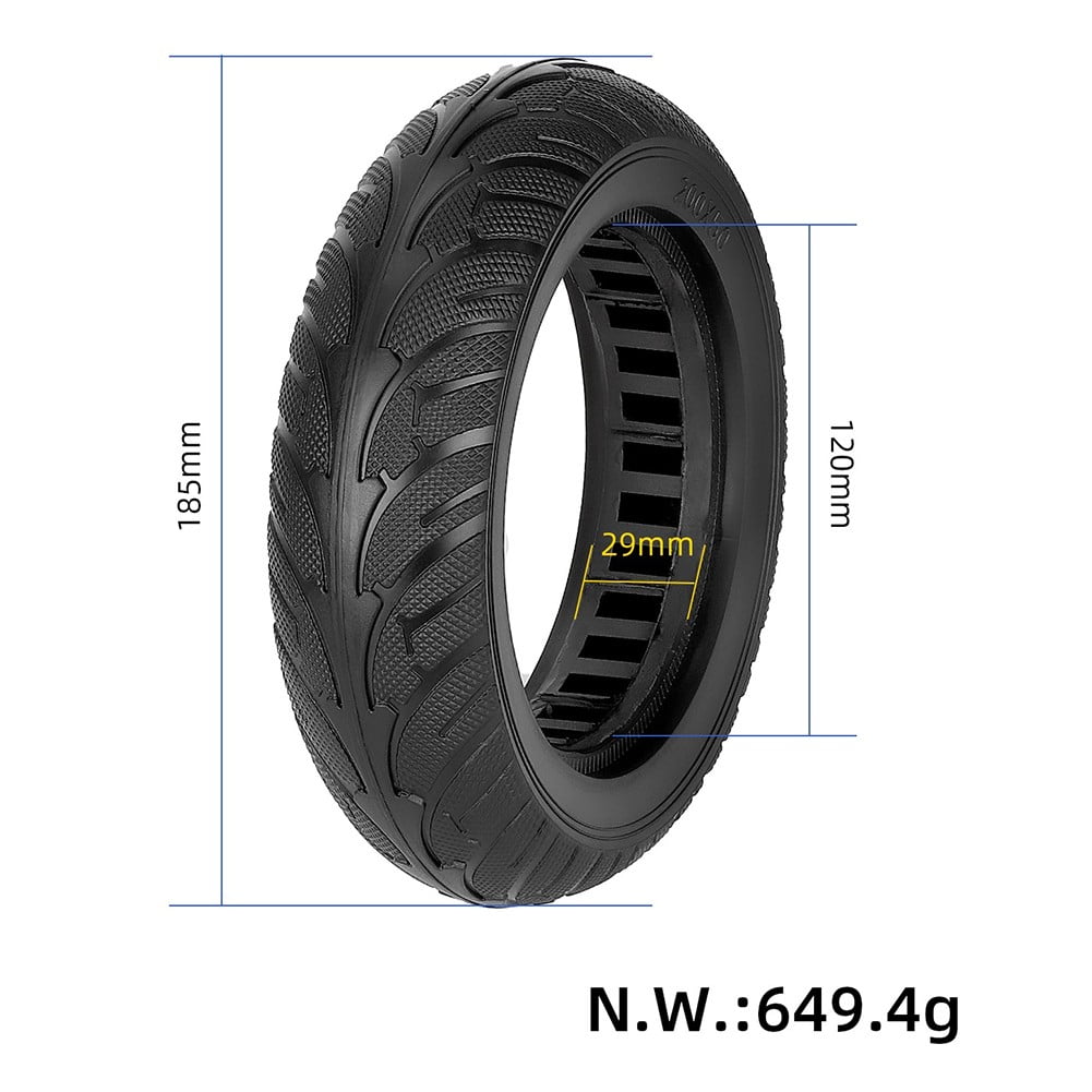 Practical Replacement 200X50 Rear Wheel Solid Tire For 8 Inch Electric ...