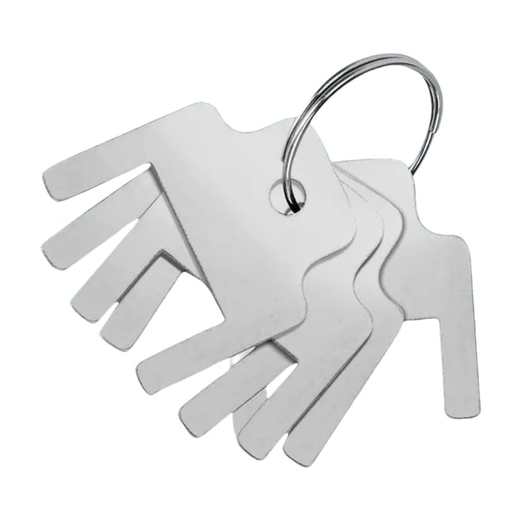 Practical Restroom Dispenser Access Key 6Pcs Stainless Steel ...