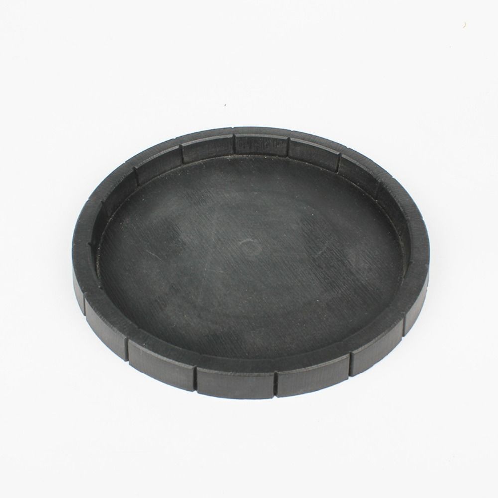 Practical Round Shape Plastic Black Lizard Feeding Tank Drinking Tray ...
