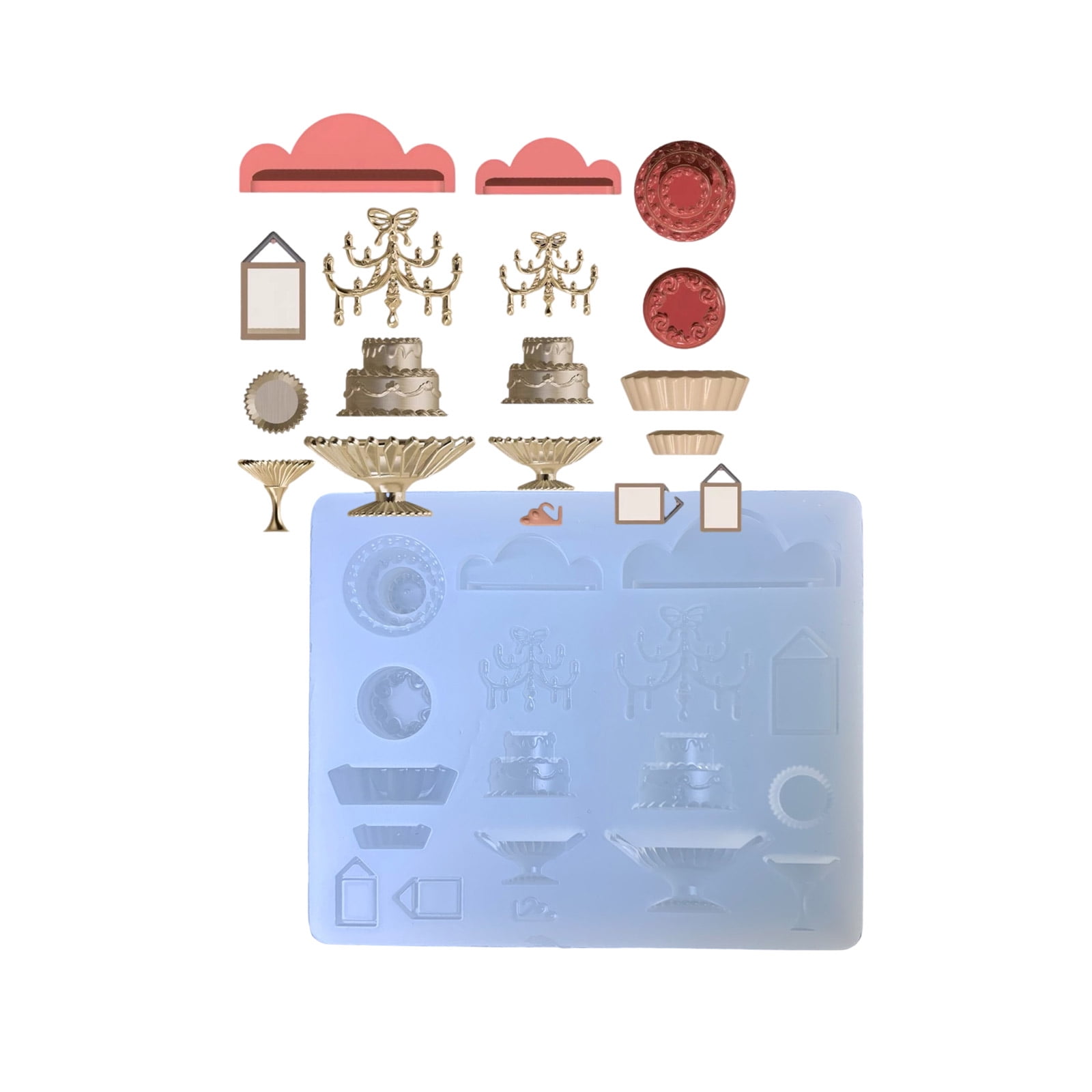 Practical Silicone Mold Garden Themed Accessories Mould Unique Epoxy ...