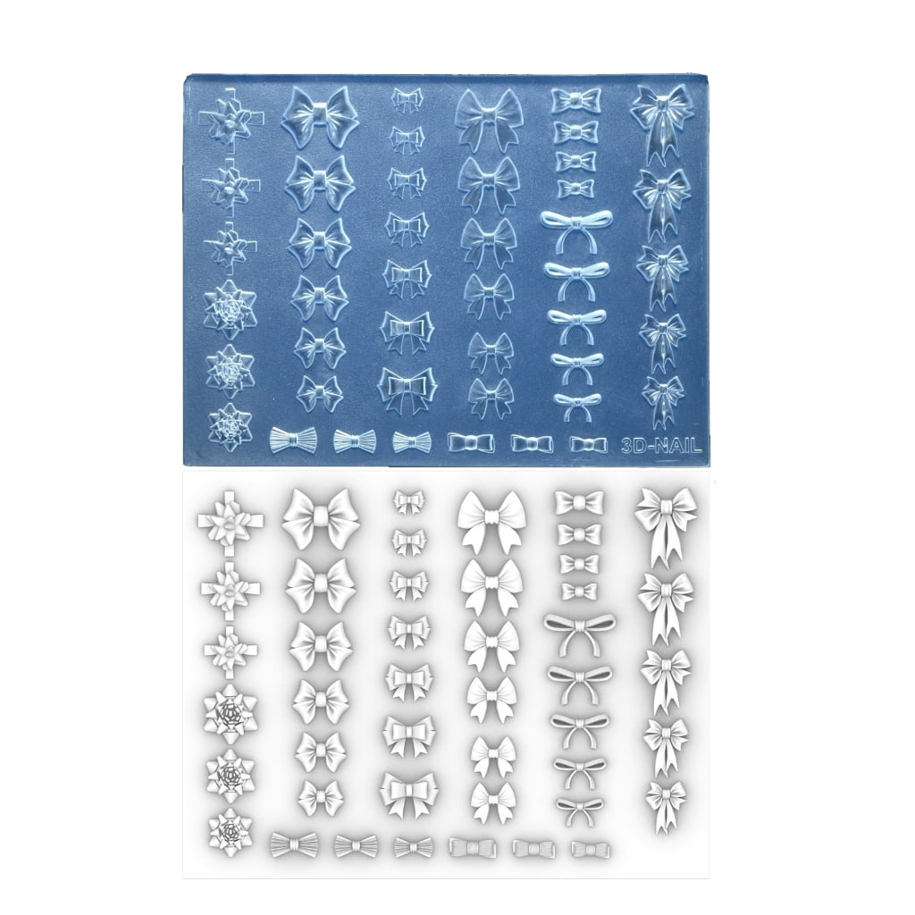 Practical Silicone Nails Art Mould for Creating Diverses Designs Long ...