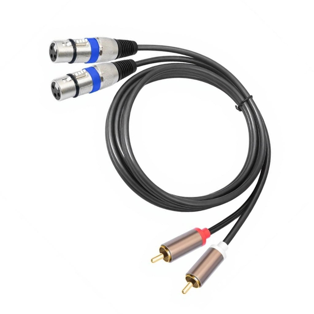 Practical Sound Interconnects Cable Female Male Metal Cores Double ...