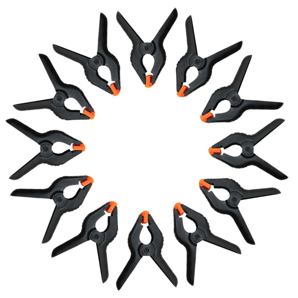 Practical Spring Clips for Crafts and Woodworking Pack of 12 Assorted ...