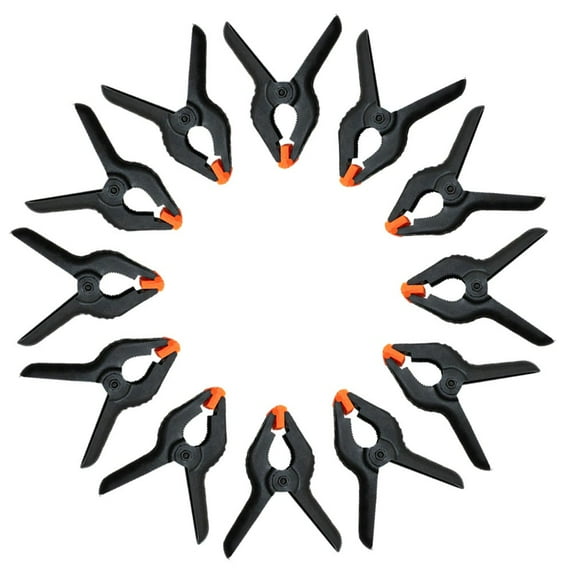 Practical Spring Clips for Crafts and Woodworking Pack of 12 Assorted ...