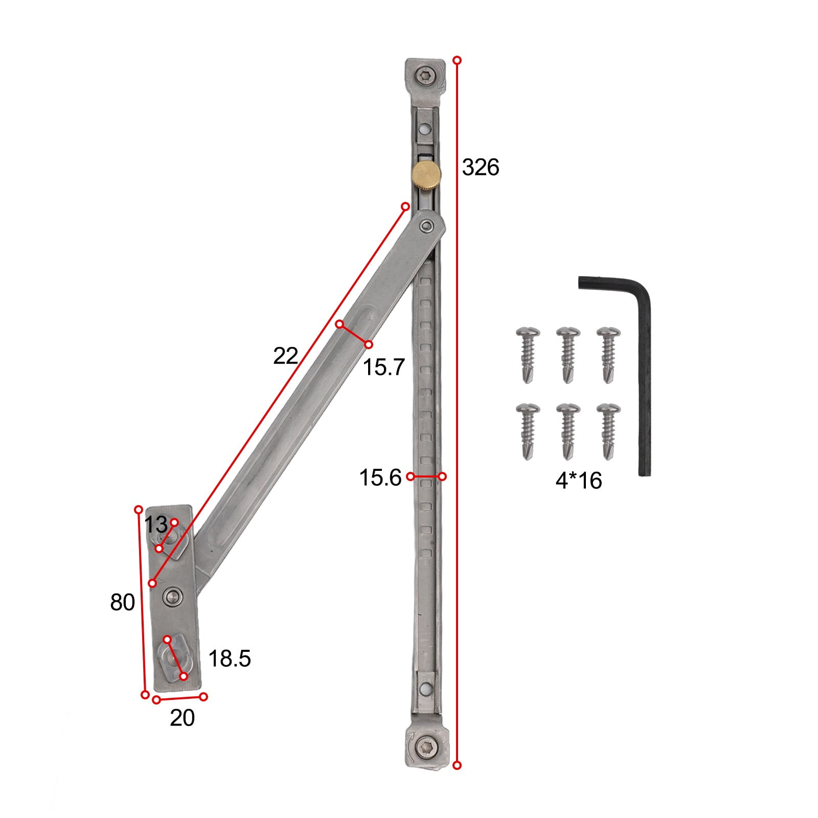 Practical Stainless Steel Child Safety Lock Restrictor for Broken ...